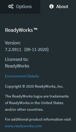 Settings – ReadyWorks User Guide