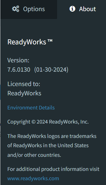 Settings – ReadyWorks User Guide