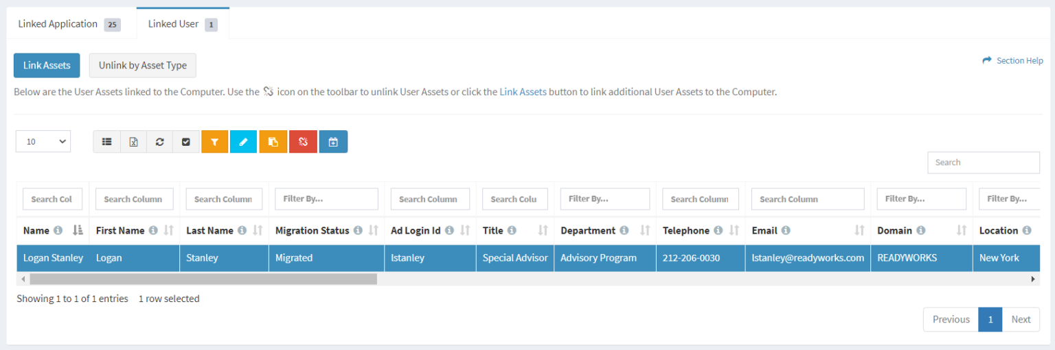 Linked Assets – ReadyWorks User Guide