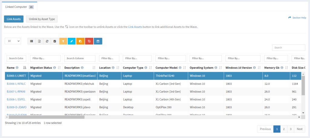 Linked Assets – ReadyWorks User Guide