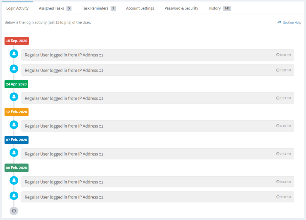 Login Activity – ReadyWorks User Guide