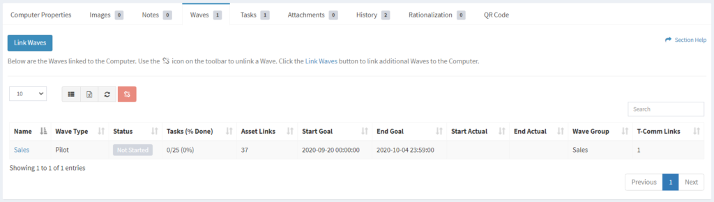 Waves – ReadyWorks User Guide
