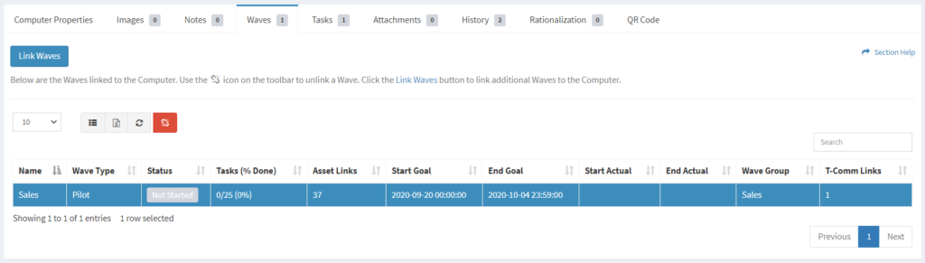 Waves – ReadyWorks User Guide