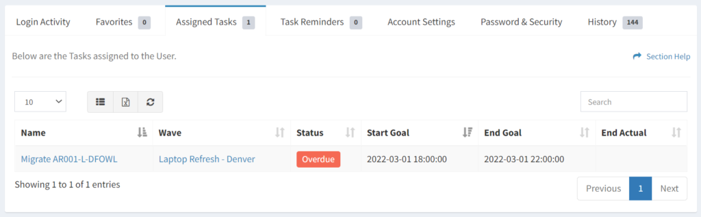 Assigned Tasks – ReadyWorks User Guide