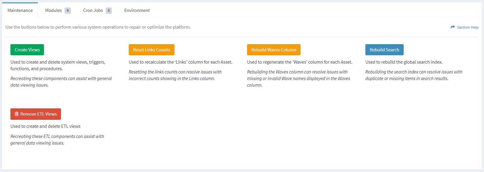 Manage System Views – ReadyWorks User Guide