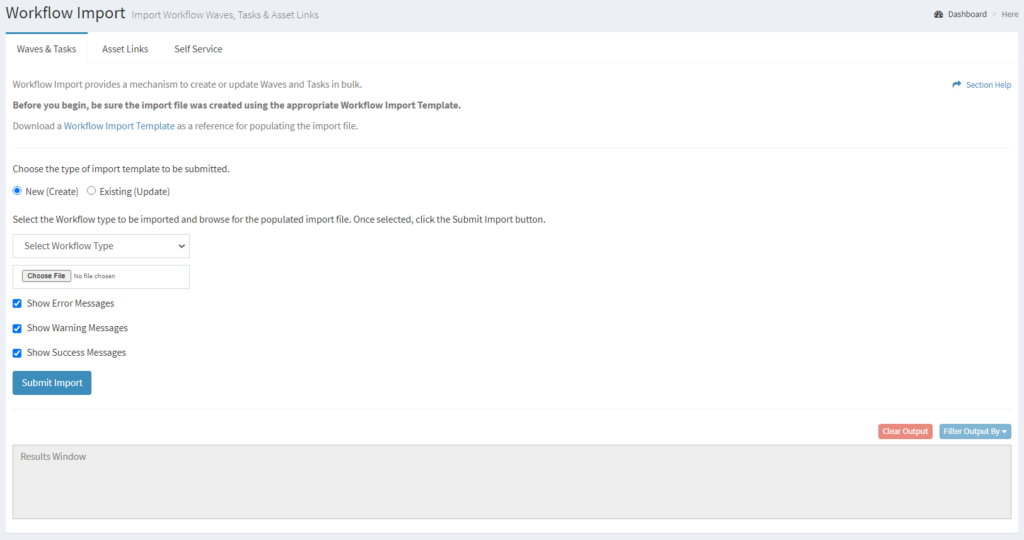 Waves & Tasks – ReadyWorks User Guide