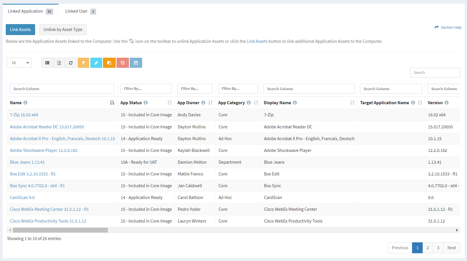 Linked Assets Readyworks User Guide
