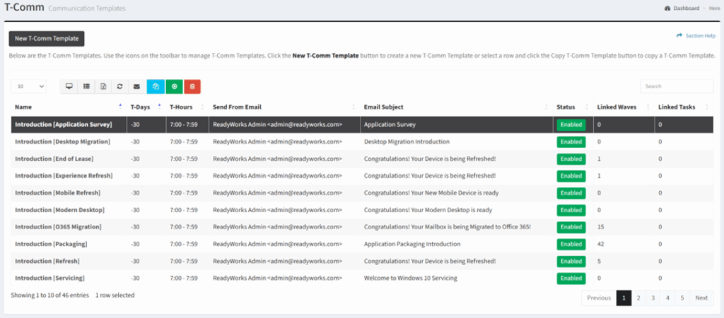 Delete Notification – ReadyWorks User Guide