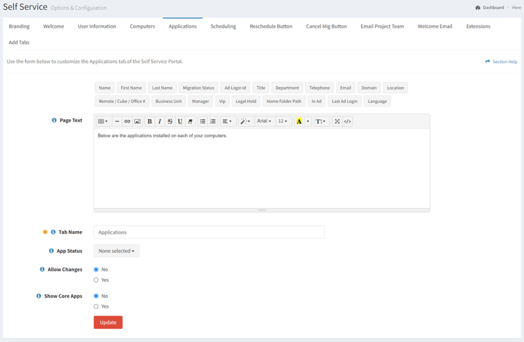 Applications – ReadyWorks User Guide