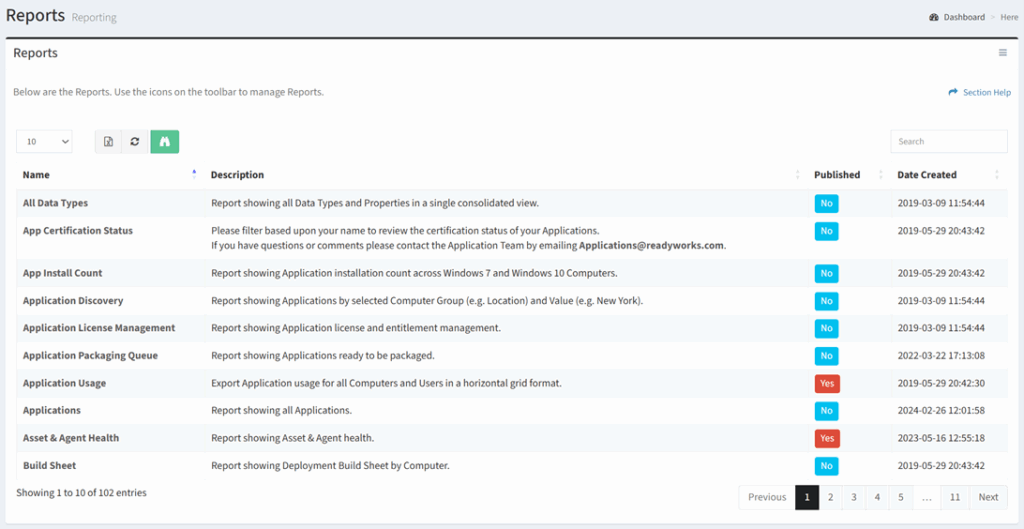 Reports – ReadyWorks User Guide