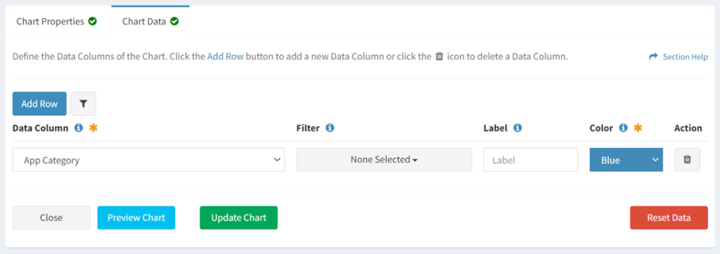 Chart Data – ReadyWorks User Guide