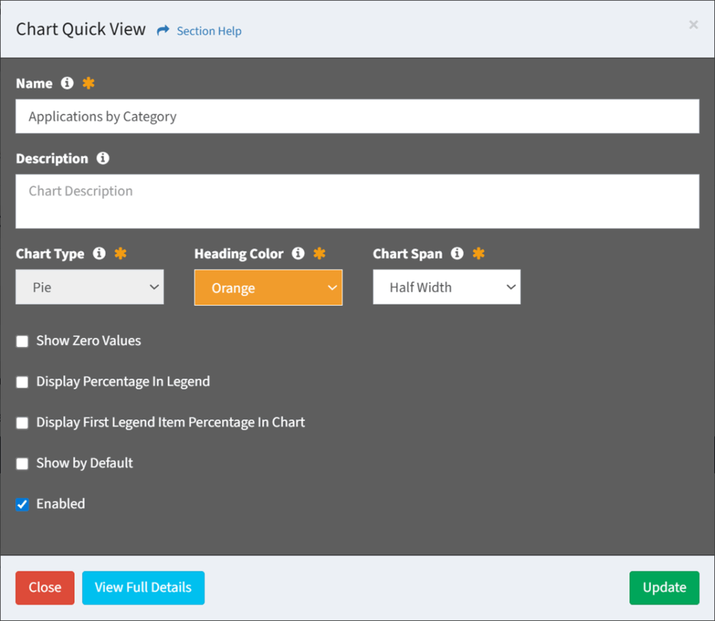 Edit Chart – ReadyWorks User Guide