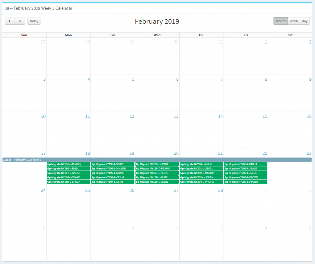Wave Calendar – ReadyWorks User Guide