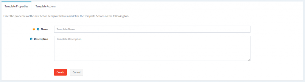 New Action Template – ReadyWorks User Guide