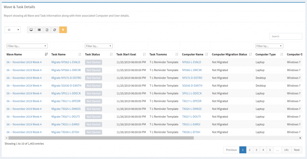 Wave & Task Details – ReadyWorks User Guide