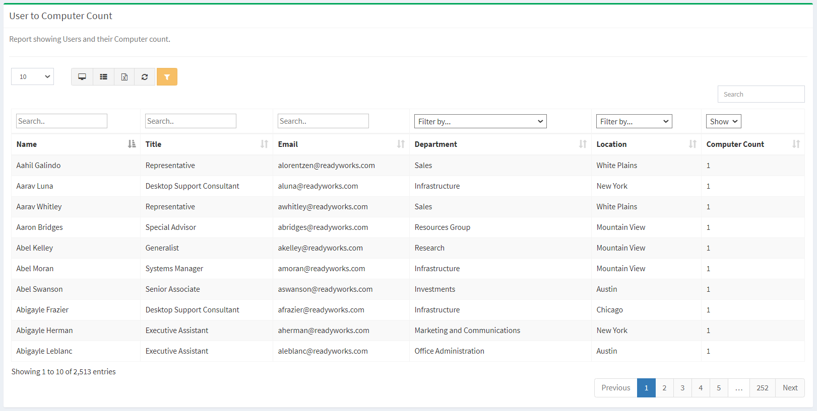 Report Builder – ReadyWorks User Guide