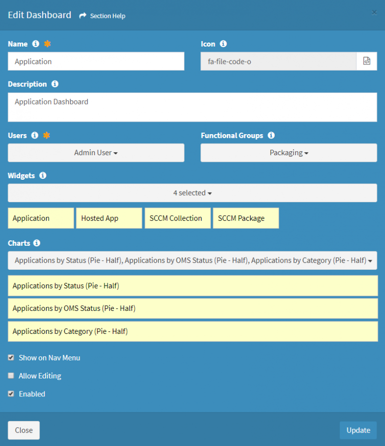 Edit Dashboard – ReadyWorks User Guide