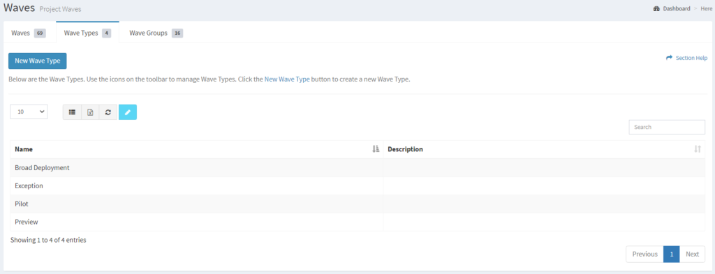 Wave Types – ReadyWorks User Guide