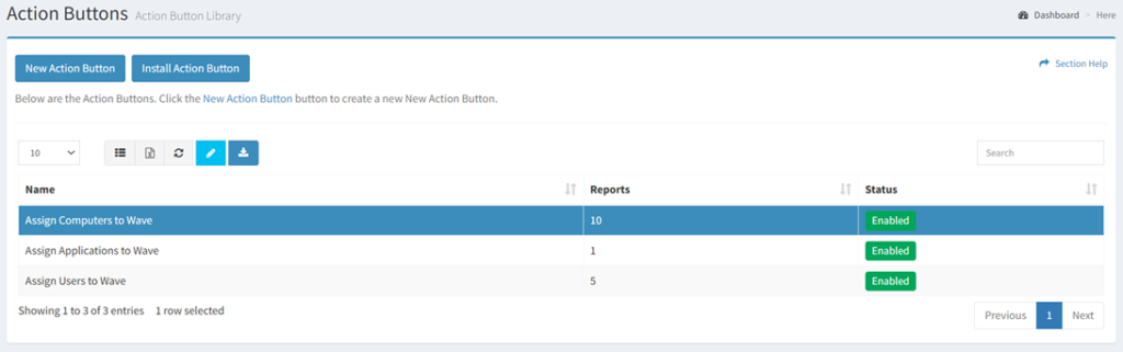 Edit Action Button – ReadyWorks User Guide