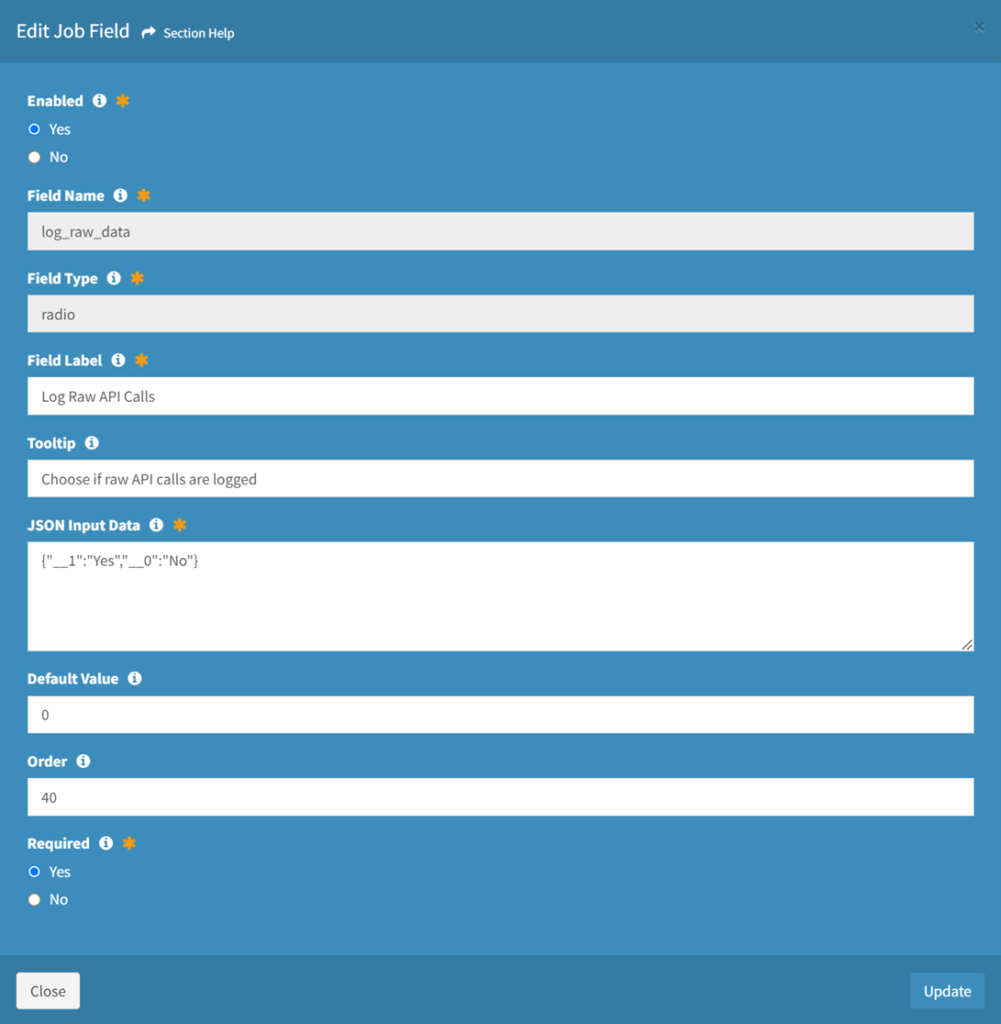 Edit Outbound Job Field – ReadyWorks User Guide