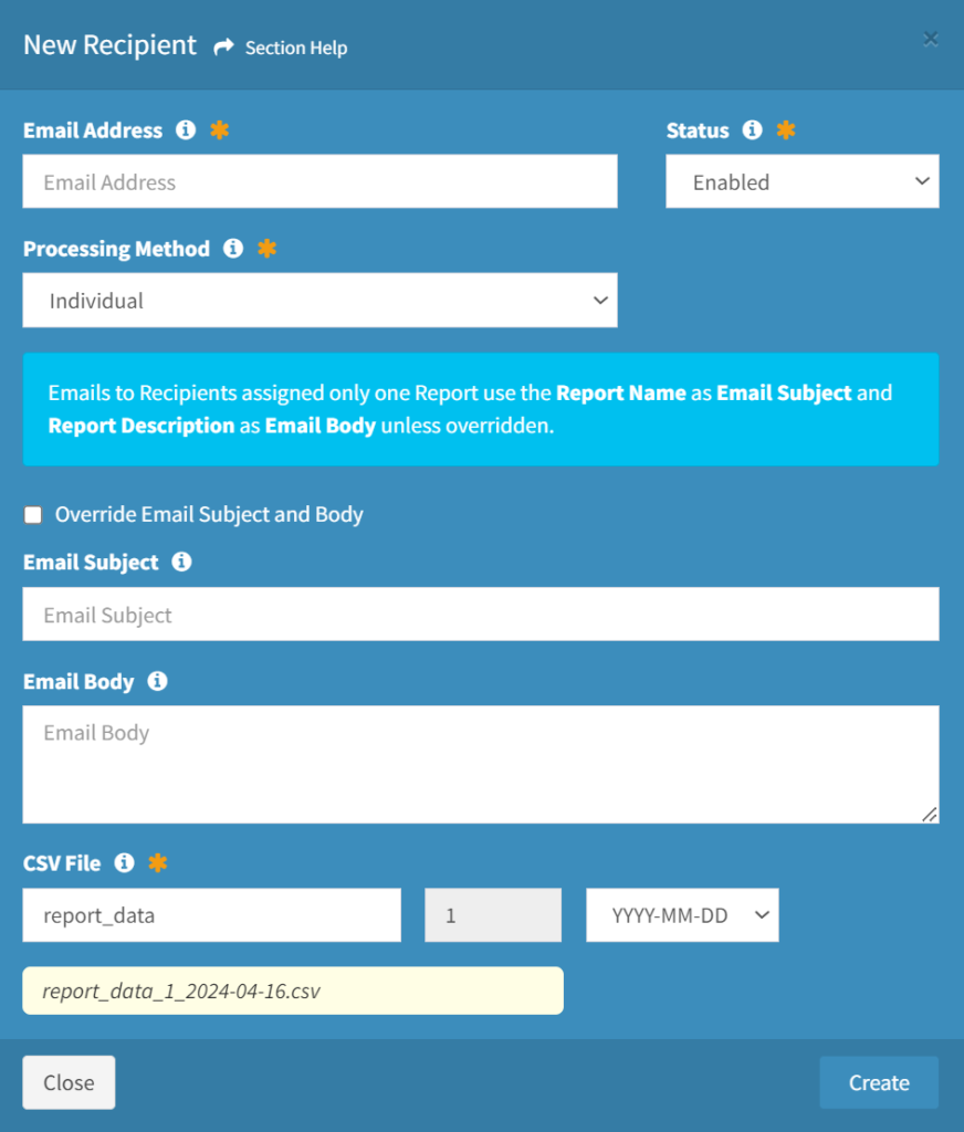 New Recipient – ReadyWorks User Guide